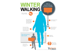 Free, Printable Winter Walking Safety Poster | PSW